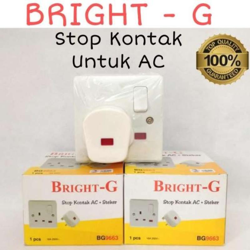 Jual Stok Kontak AC + Steker SET Bright-G /Colokan AC Set bright G ...