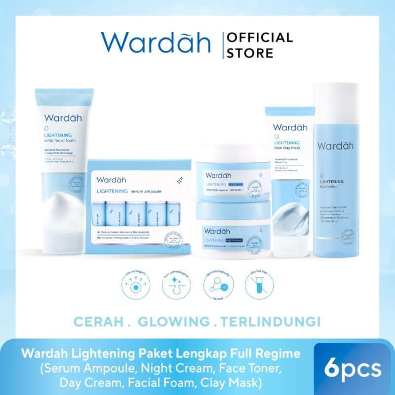 Jual Wardah Lightening Paket Lengkap Full Regime di Seller Bantong Jaya ...