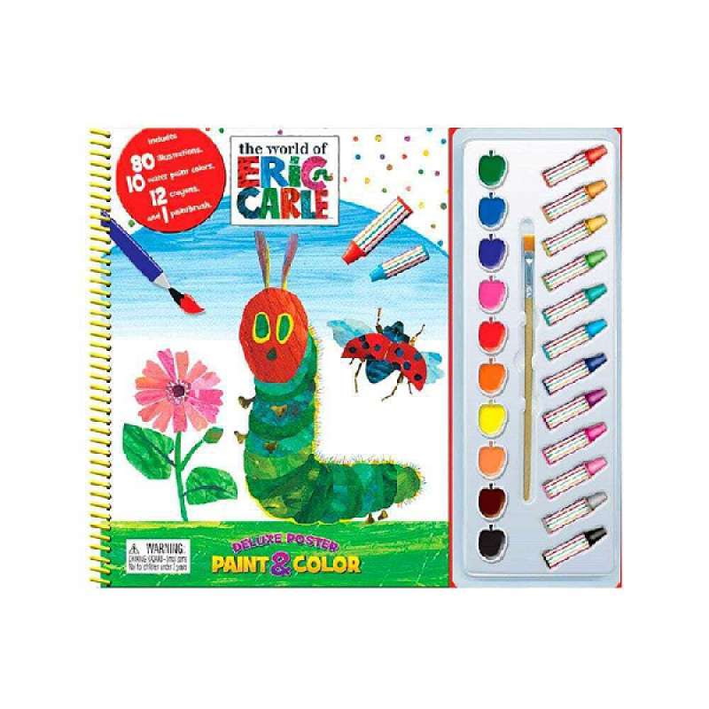 Jual STAR BOOKS CGI-DELUXE POSTER PAINT AND COLOUR BOOK : ERIC CARLE di ...