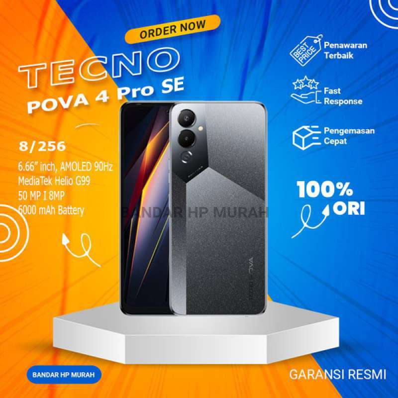 Jual Tecno Pova Pro Se Gb Gb Nfc Helio G Fhd Amoled Hz Garansi Resmi Di