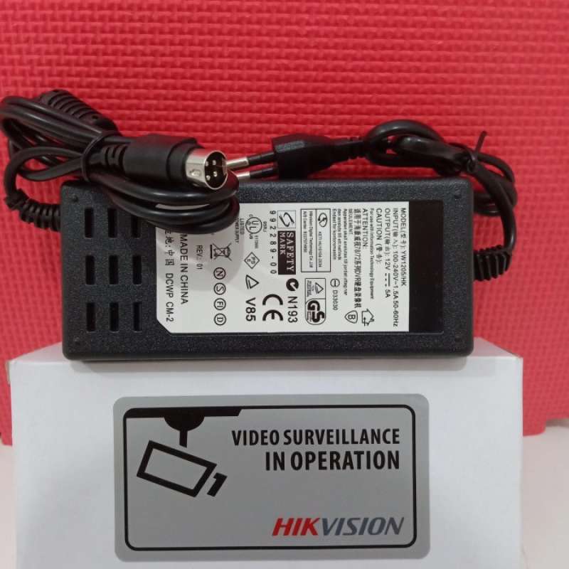 Jual Adaptor Dvr Hikvision 4pin 12volt-5amp Di Seller Sinarrumah ...