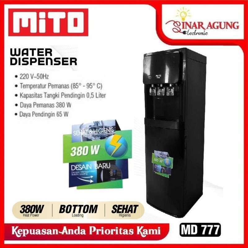 Promo MITO WATER DISPENSER GALON BAWAH MD777 / MD-777 100% ORI Diskon ...