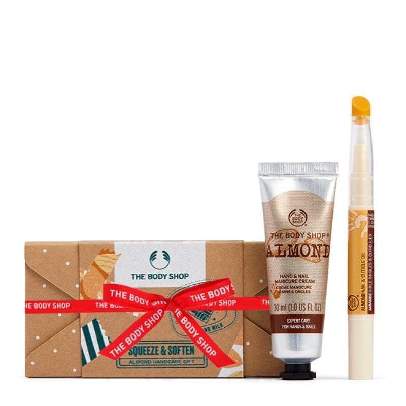 Jual The Body Shop Gift Hamper Soothing & Nourishing Almond Hand And ...