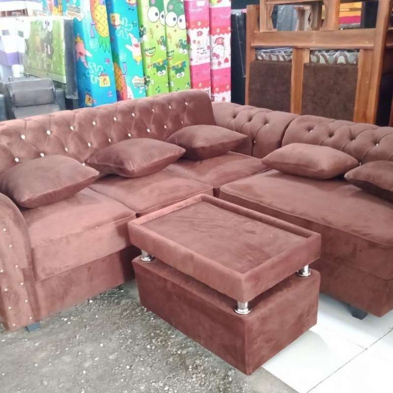 Jual Sofa Ruang Tamu Bludru Original Murah - Harga Diskon April 2024 ...