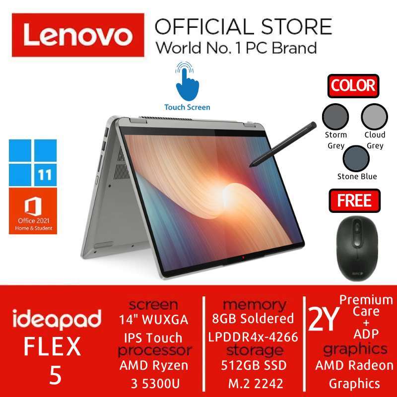 Promo Lenovo IP Flex A ID A ID A ID Laptop In Ryzen U GB GB SSD IPS Touch