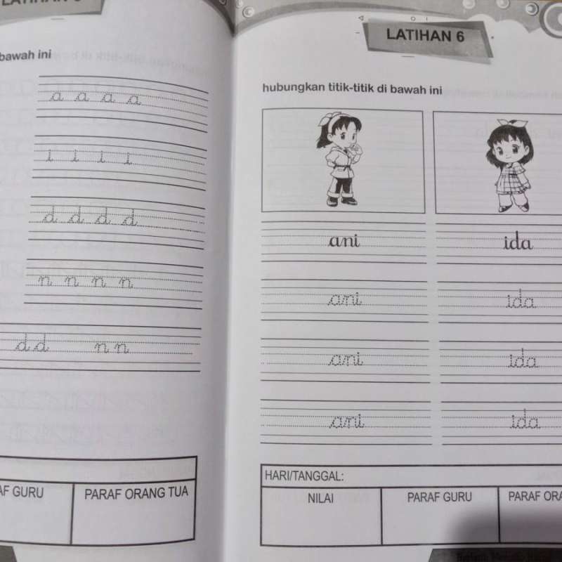 Jual Berlatih Menulis Halus Sd Kelas 1, 2, 3 Semester 1&2 Di Seller ...