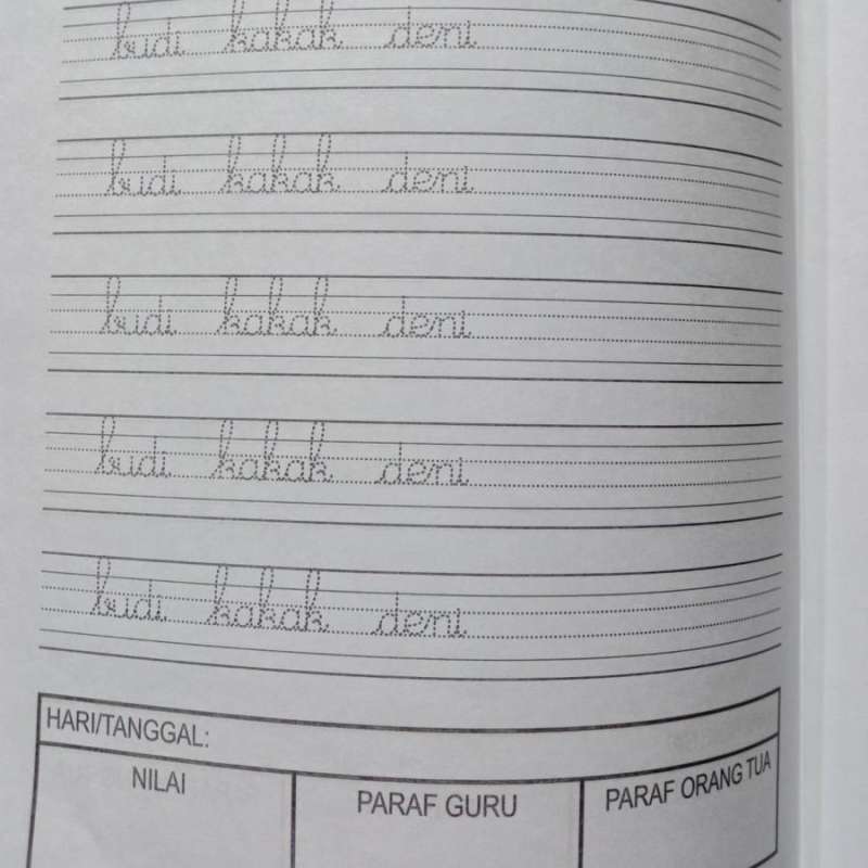 Jual Berlatih Menulis Halus Sd Kelas 1, 2, 3 Semester 1&2 Di Seller ...