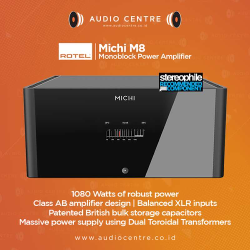 Jual ROTEL Michi M8 monoblock Power Amplifier / rotel / amplifier di Seller Audio Centre ...