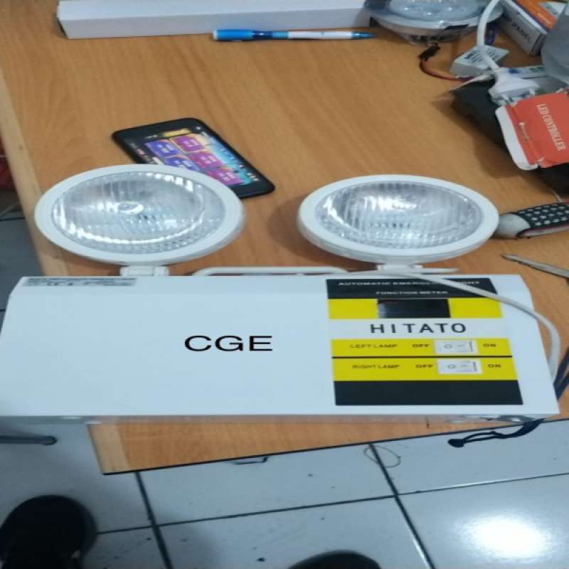 Jual Free Ongkir Lampu Emergency Led 2 Mata 2X3Watt / Lampu Emergency ...