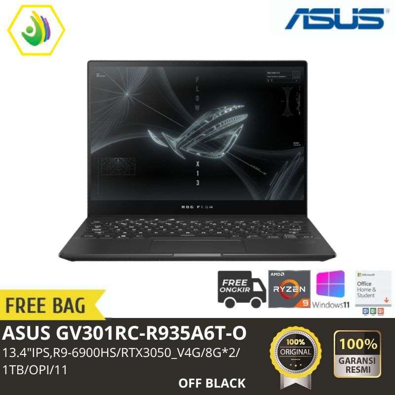 Jual ASUS ROG GV301RC-R935A6T-O 13.4inc,IPS,R9-6900HS.RTX3050_V4G.8G*2 ...