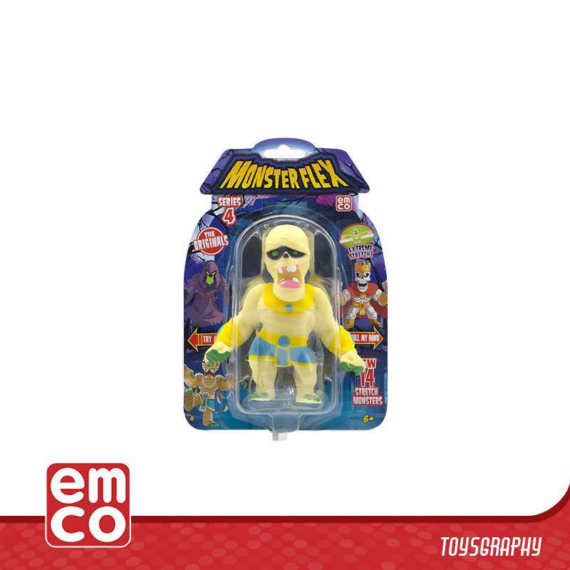 Jual Emco Monster Flex Mummy Stretch Squishy Goojitzu Goo Jit Zu Di ...