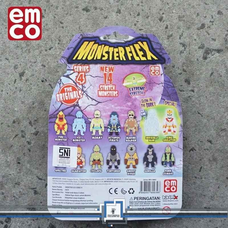 Jual Emco Monster Flex Mummy Stretch Squishy Goojitzu Goo Jit Zu Di ...