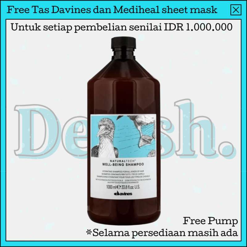 Jual Davines - WELLBEING WELL BEING SHAMPOO 1000ML 1000 ML di Seller delish. - Wijaya Kusuma ...