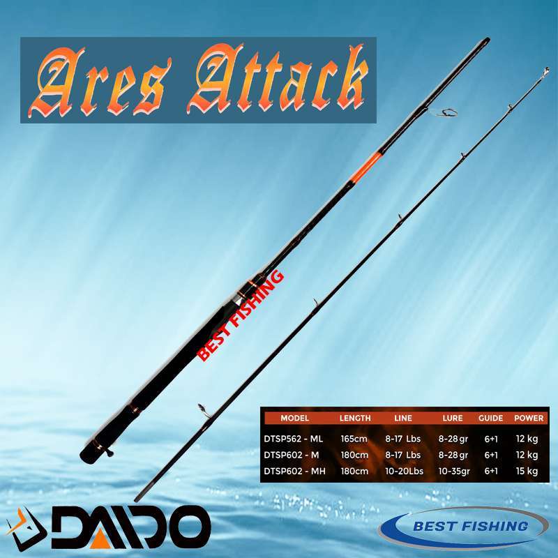 Jual Joran Daido Ares Attack Solid Carbon 165cm Dan 180cm Di Seller ...