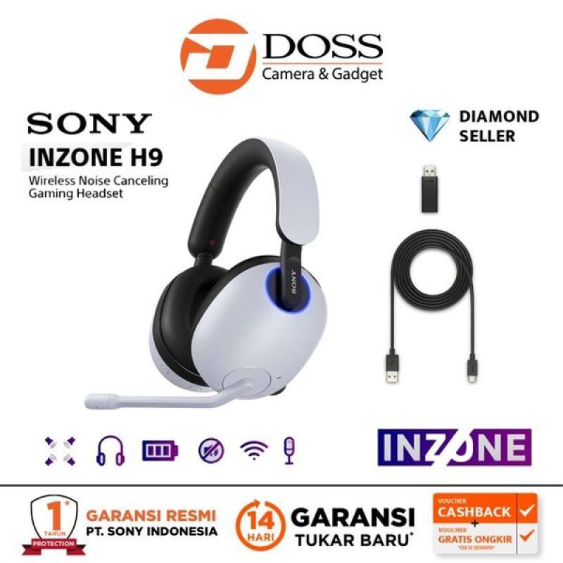 Jual Sony Inzone H9 Wireless Noise Cancelling Gaming Headset Di Seller ...