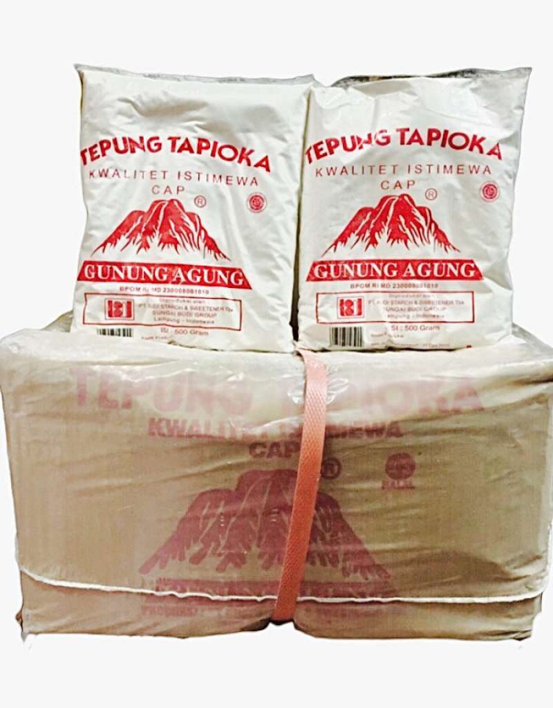 Promo no brand tepung tapioka cap gunung agung Tahun ini aja kak Diskon ...