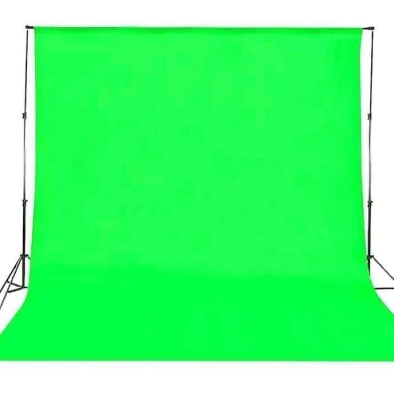 Jual zoom green screen Hijau stabilo,100 gsm kain furing,kain spunbond ...