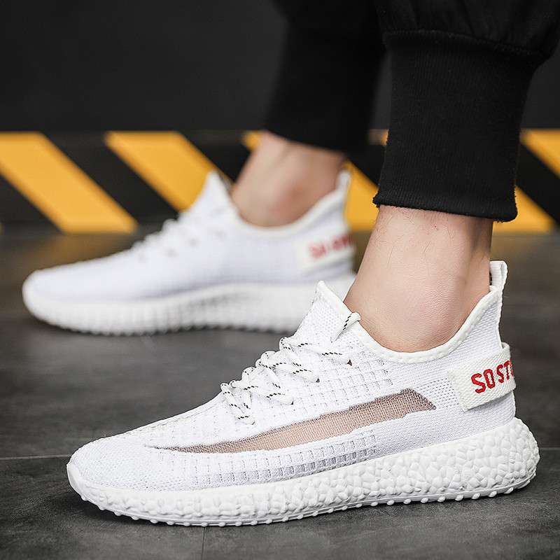 Jual Sepatu Pria Sepatu Olahraga Trendi Versi Korea Sepatu Kain Tenun ...