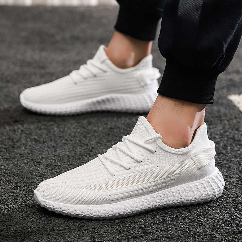 Jual Sepatu Pria Sepatu Olahraga Trendi Versi Korea Sepatu Kain Tenun ...