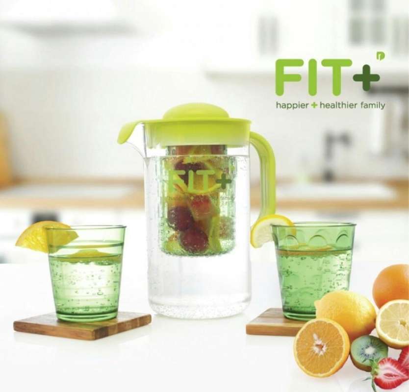 Jual Fit + Infuser Jug Hijau - Happier & Healthier Family Infuse Water ...