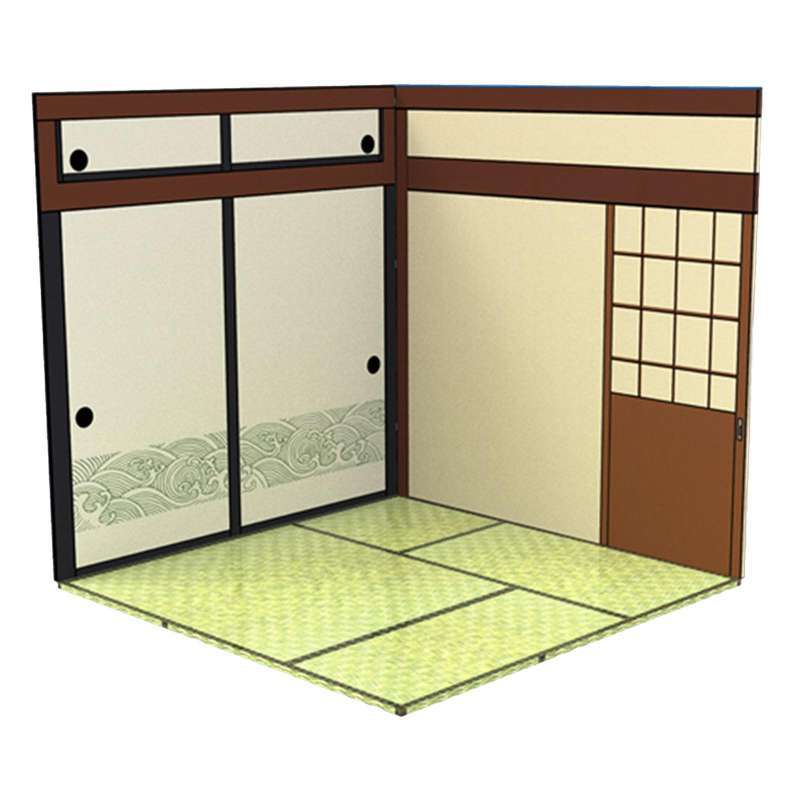 Jual 2x 1:12 Backdrop Scene Model Collection Layout Display Study Room ...