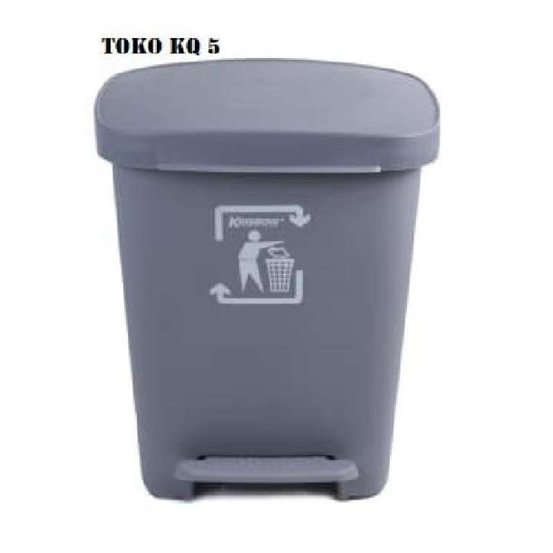 Jual Krisbow 30 Ltr Tempat Sampah Plastik Pedal - Abu Abu di Seller Myca Shop - Sadu, Kab ...