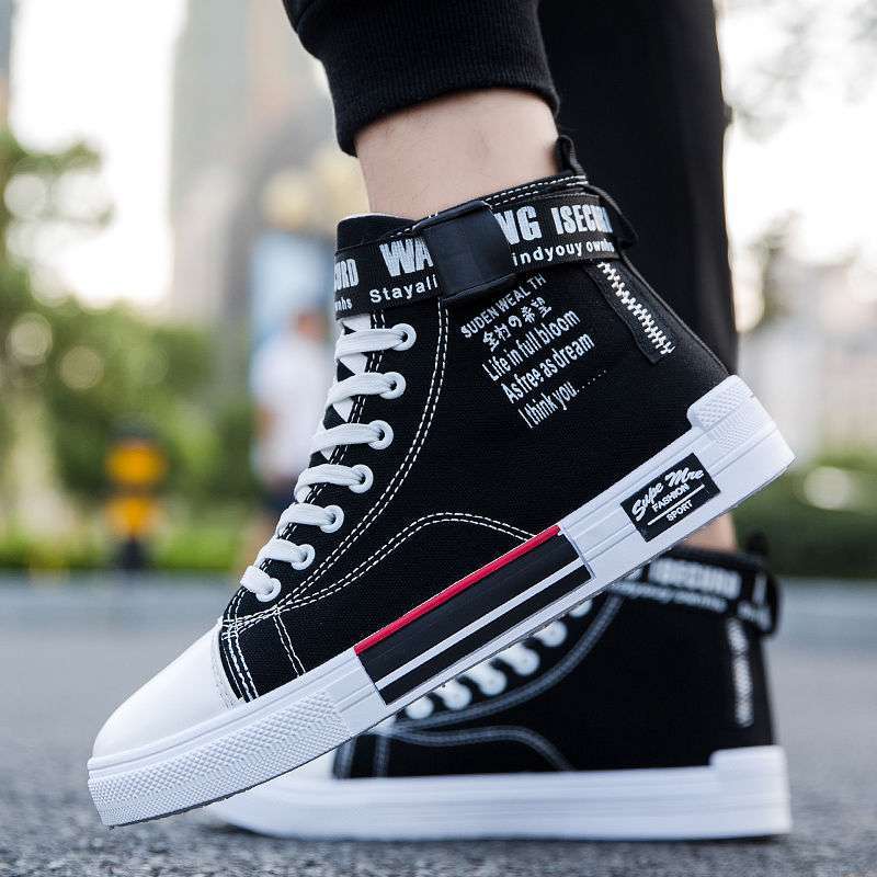 Jual Sepatu Skate Trendi Sepatu Kanvas Tinggi Sepatu Olahraga Kasual ...