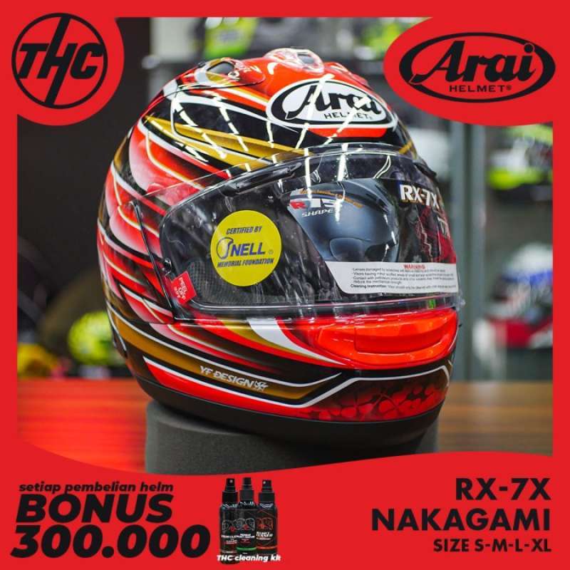 Jual Arai Rx-7x (rx7x) Nakagami Gp Di Seller Toryy Shop - Wanasari, Kab. Bekasi | Blibli