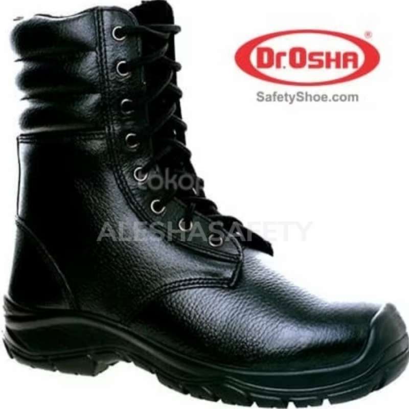 Jual Sepatu Safety Shoes DR.OSHA TIPE ARMY BOOT 3311 - Hitam. di Seller ...