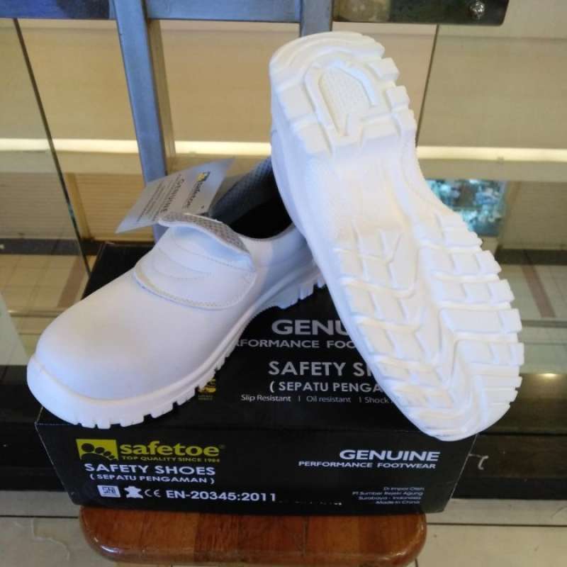 Jual Sepatu Safety Putih Safety Shoes Safetoe Putih Di Seller Axie ...