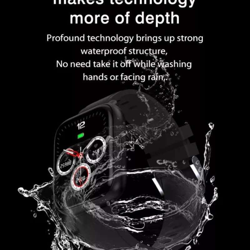 Jual Luna Smartwatch 1.7 Inch Infinity Display 2.5d Curved Sensor Long ...