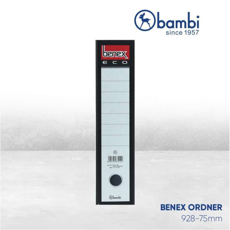 Jual BAMBI BENEX ECO F4 HITAM - ORDNER/LEVER ARCH FILE HITAM di Seller ...