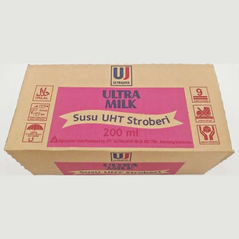 Jual Ultra Milk Susu Uht 200 Ml ( 1 Dus Isi 24 Pc) All Varian / - Stroberi Di Seller Mega Utama ...