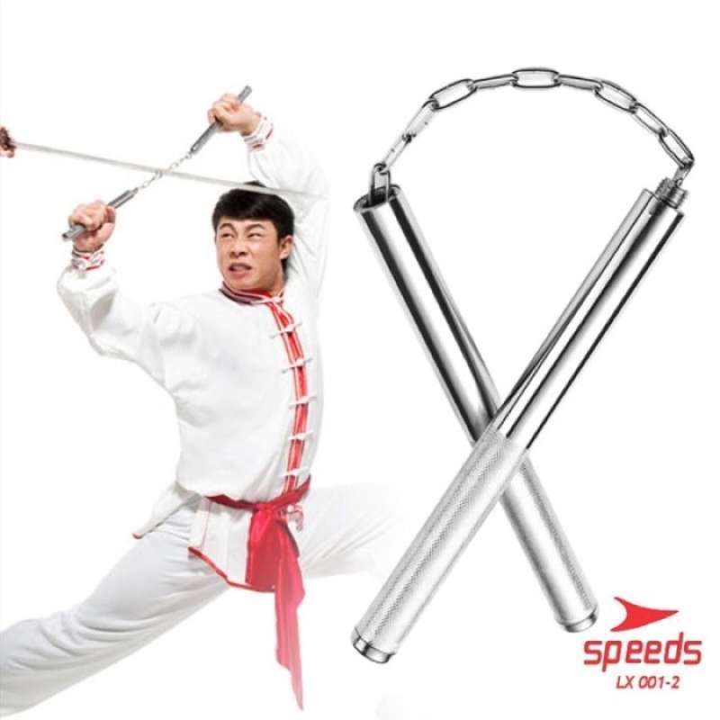 Promo Double Stick Nunchaku Bruce Lee Tongkat Baton Sambung Ruyung besi ...