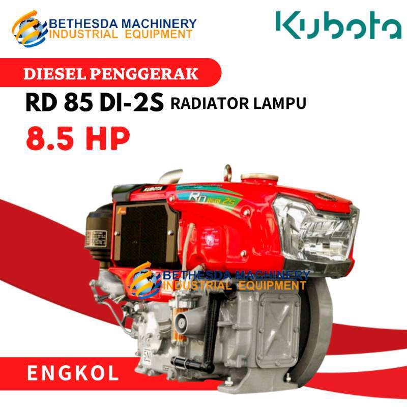 Jual Diesel Penggerak 8.5 HP - RD 85 DI-2S / Diesel Kubota Radiator 8.5 PK Lampu di Seller ...