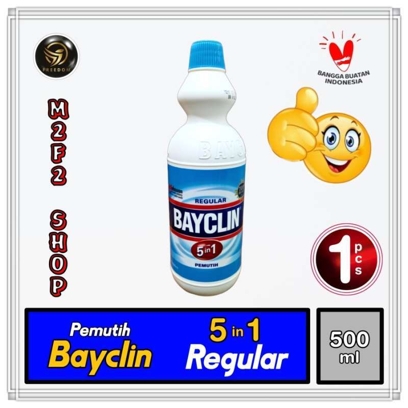 Jual Pemutih Pakaian Bayclin 5in1 Regular - 500 Ml (kemasan Satuan) Di ...