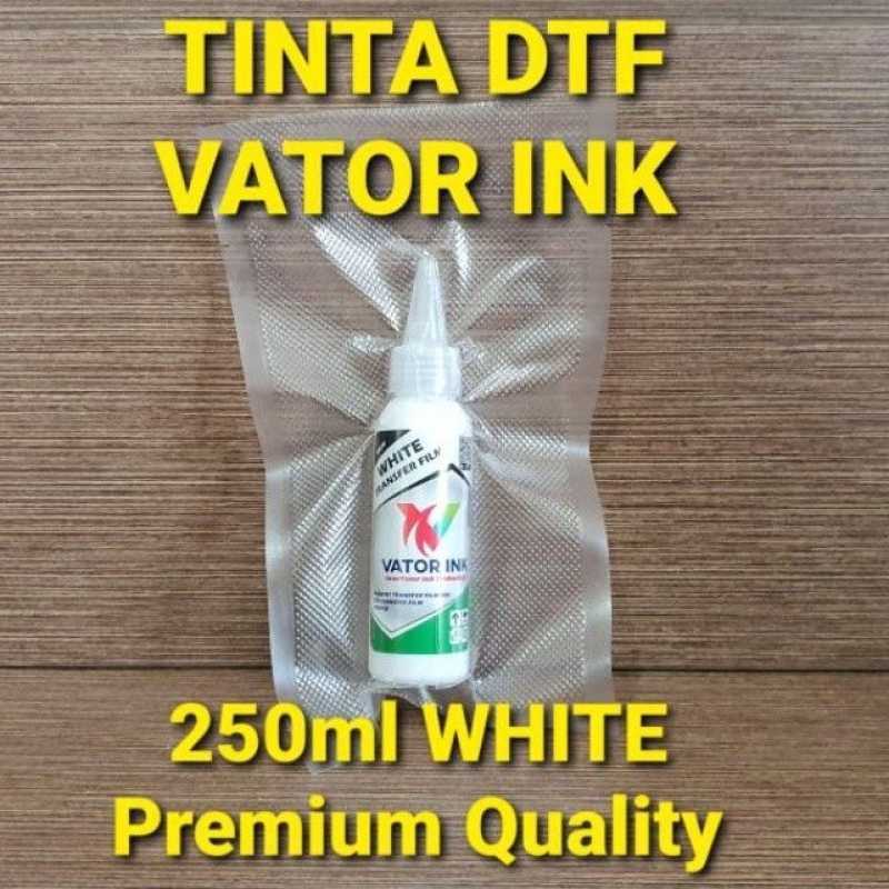 Promo Tinta DTF White Vator Ink 250ml Tinta Putih DTF Pet Film Sablon ... Promo Tinta DTF White Vator Ink 250ml Tinta Putih DTF Pet Film Sablon ...
