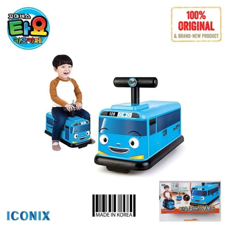 Promo Iconix Tayo The Little Bus Tayo Classic Bus Ride On Boom Boom Car Diskon 9% di Seller ...