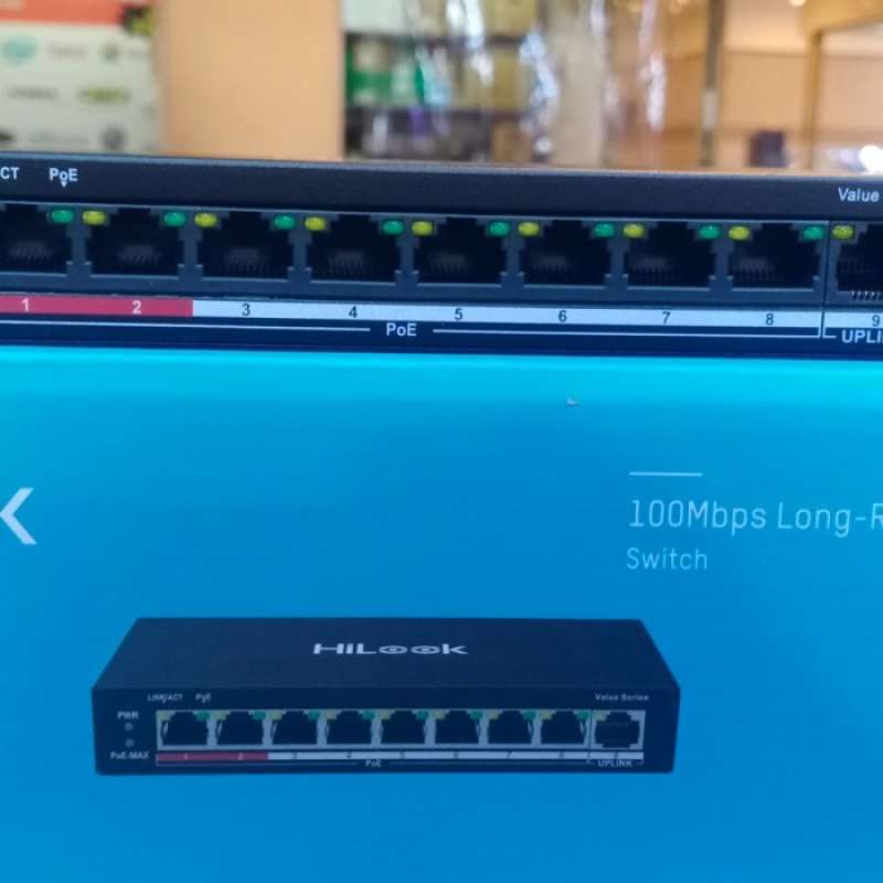 Promo Hilook POE Switch 8 Port NS-0109P-60(B) Diskon 27% di Seller NEW ...