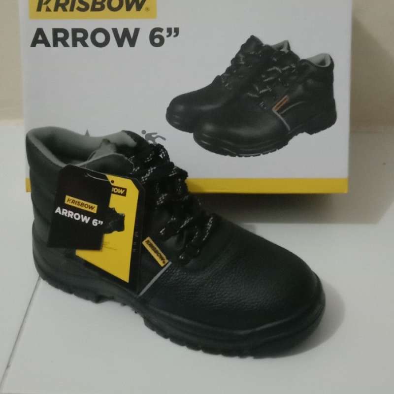 Jual Sepatu Pengaman 6inc Krisbow Safety Shoes Arrow Sepatu Septi Di ...
