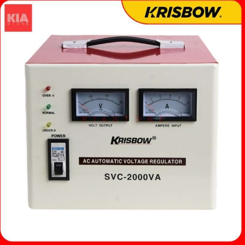 Promo Krisbow Stabilizer Analog 2000 Watt / 2 kva Diskon 31% di Seller ...