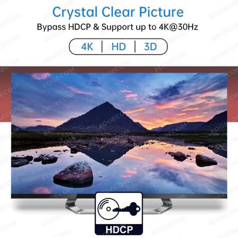 Jual Hdmi Splitter Port Input To Output Support K Gaintech Di Seller New Vision