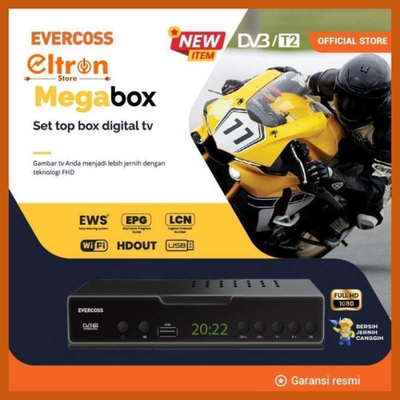Jual Eltron Store - Evercoss Stb Set Top Box Max Digital Tv Receiver ...
