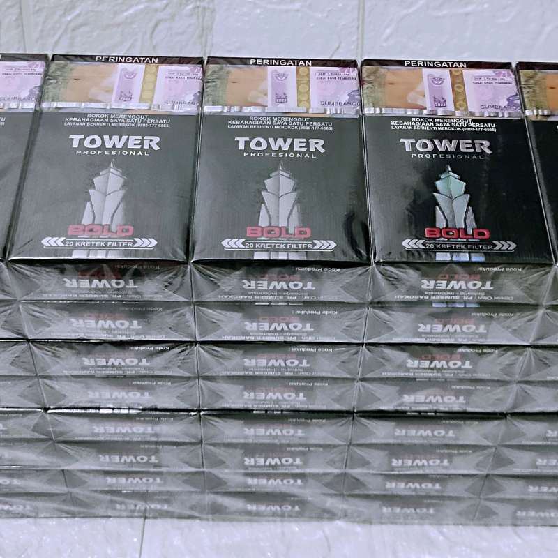 Jual Rokok Filter Tower Bold Profesional 20 Batang di Seller Toko ...