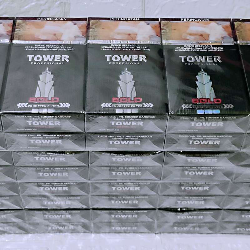 Jual Rokok Filter Tower Bold Profesional 20 Batang di Seller Toko ...