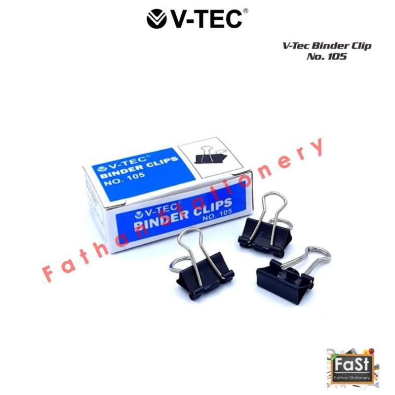 Jual Binder Clip No 105 V Tec 🏷️ Original Terbaru, Terlengkap, & Harga ...