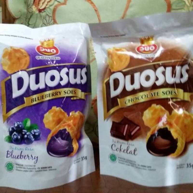 Jual duosus coklat blueberry chocolate soes blueberry soes roti kue sus ...