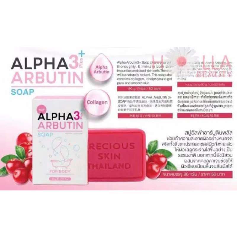 Promo Alpha Arbutin 3 Plus Collagen Whitening Soap 80 Gr Diskon 2% Di Seller Olive Beauty ...