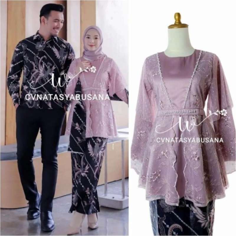 Jual New Baju Tunangan Couple Pasangan Kebaya Terbaru 2022 Kekinian Batik di Seller rohman shop ...