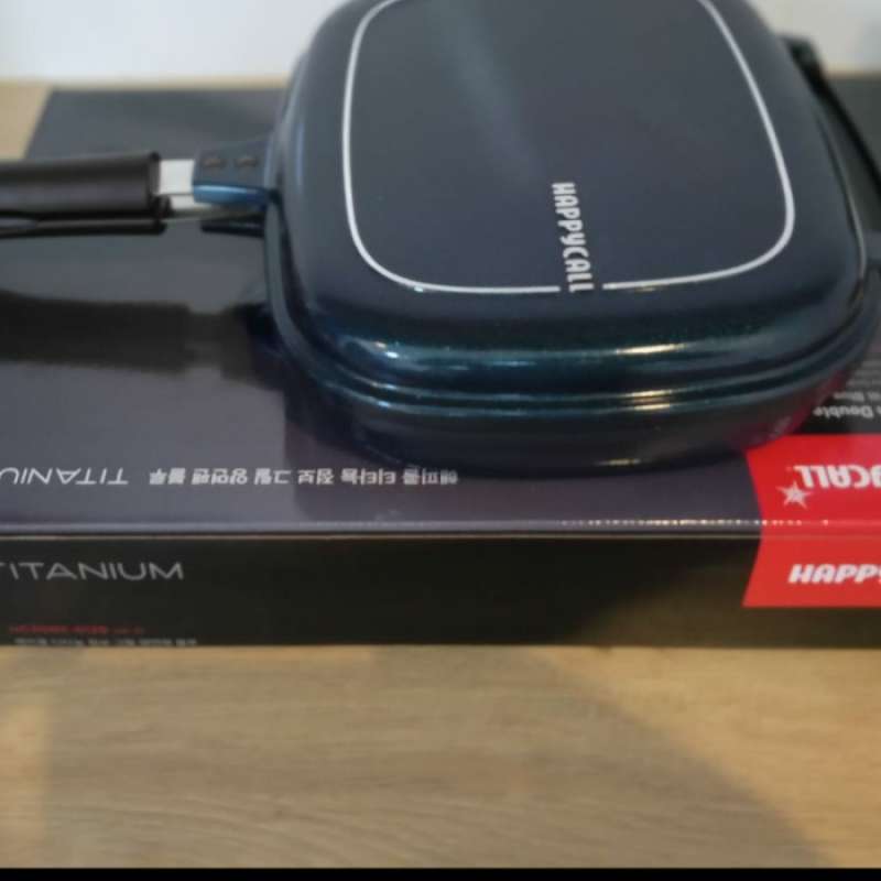 Jual happycall titanium jumbo grill double pan blue di Seller kezi ...